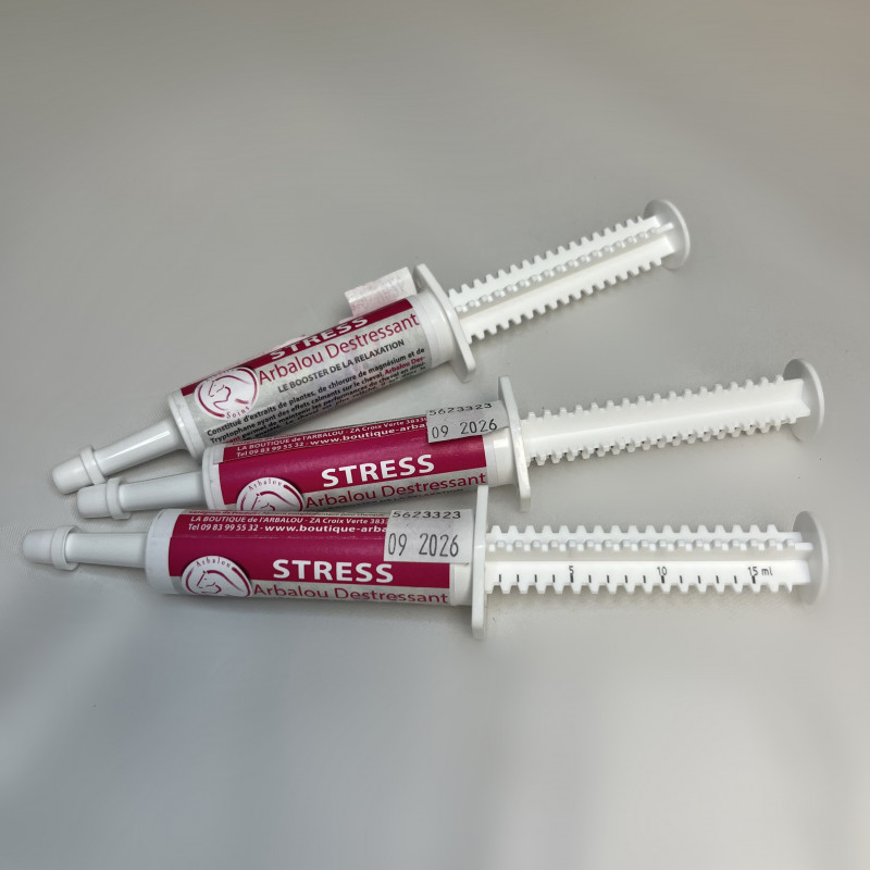 Seringue flash anti stress cheval - La boutique de l'Arbalou